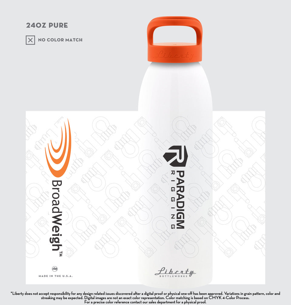 24oz PDM Aluminum Water Bottle (Out of Stock) – Paradigm Rigging Inc.