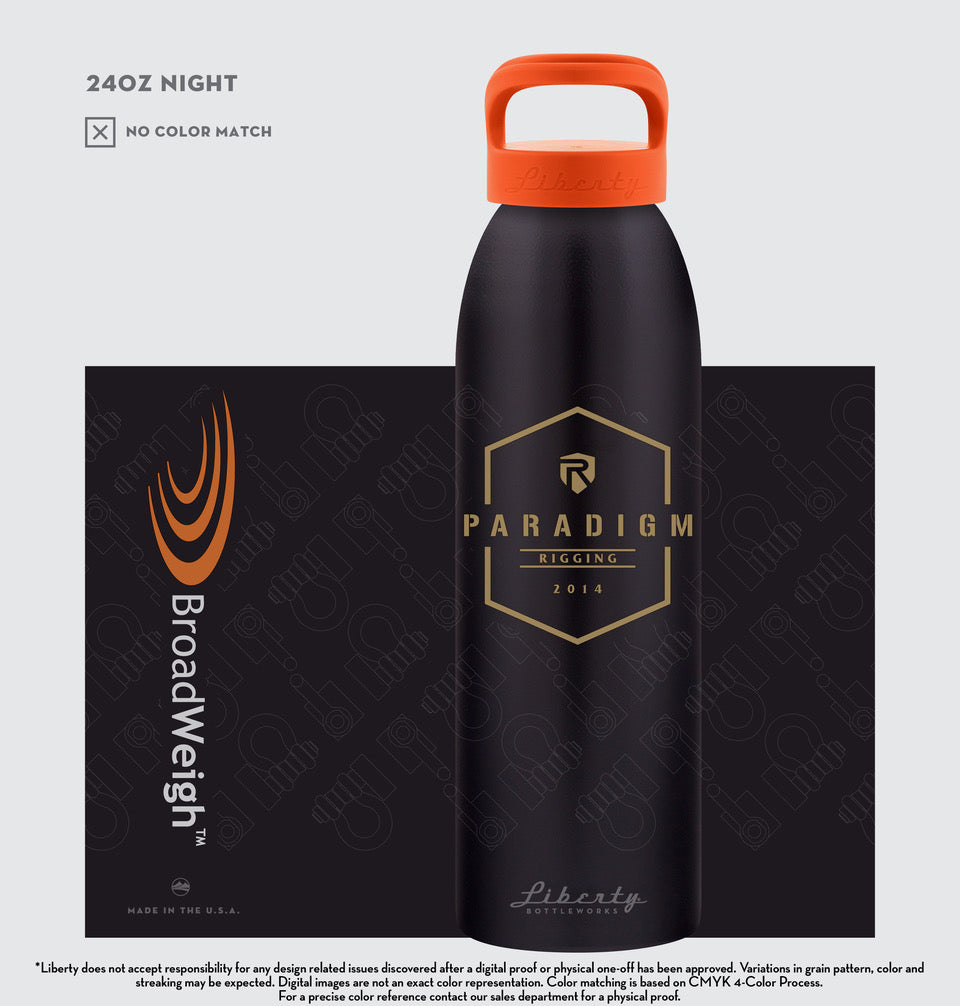 24oz PDM Aluminum Water Bottle (Out of Stock) – Paradigm Rigging Inc.